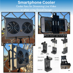 Smartphone Cooler - Dual purpose cooler for live streaming or ...