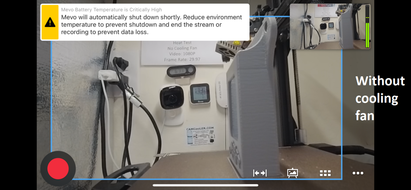 CAMCooLER® Keep your camera cool. Keep it recording!