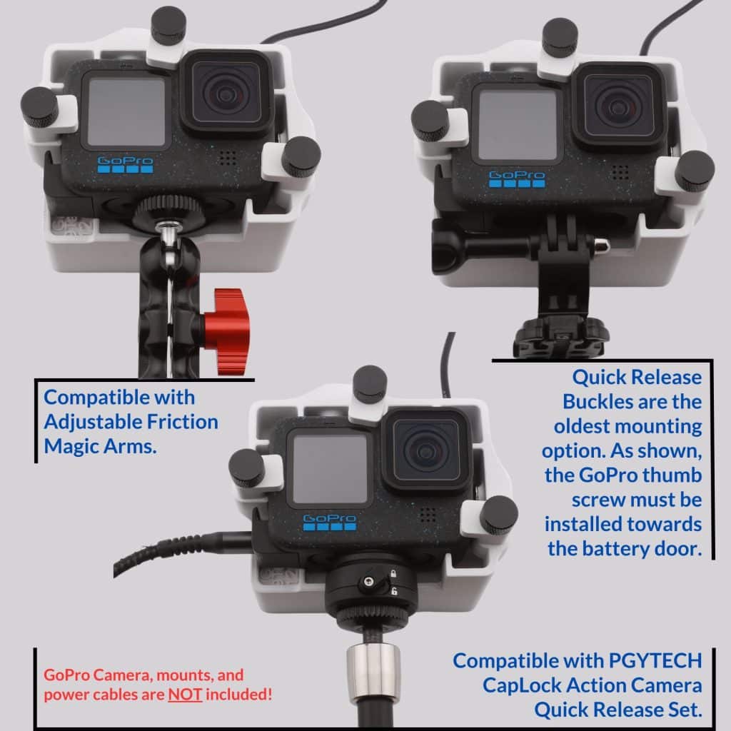 CAMCooLER 9Ten11&12 - a GoPro Cooler for HERO9, HERO10, HERO11, HERO12 ...