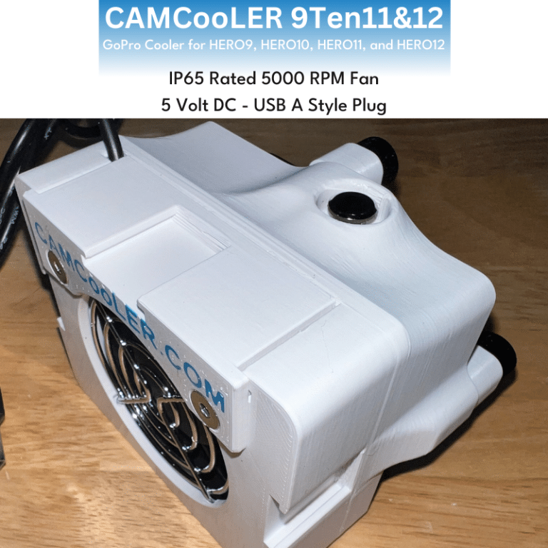 CAMCooLER 9Thirteen - Cooler for GoPro HERO9, HERO10, HERO11, HERO12 ...