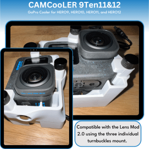 CAMCooLER 9Thirteen - Cooler for GoPro HERO9, HERO10, HERO11, HERO12 ...